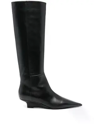 TOTEME 40mm Leather Knee Boots
