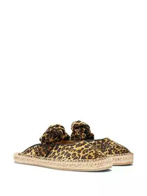 SCAROSSO Animal Print Espadrilles