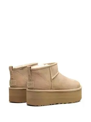 UGG Classic Ultra Mini Platform Boots - Neutrals