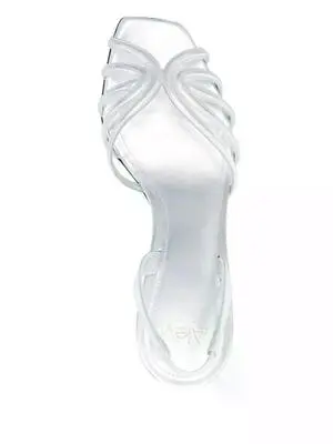 ALEVI MILANO 90mm Tara Slingback Sandals - Silver