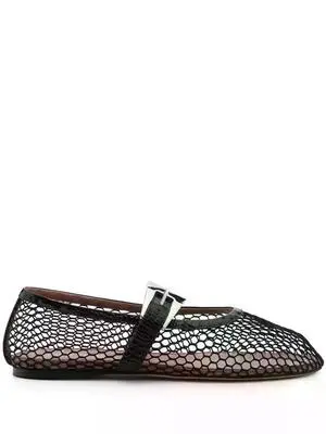 Paris Texas Sveva Ballet Flats - Black