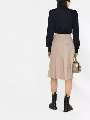 JIL SANDER Roll-neck Wool Jumper - Blue
