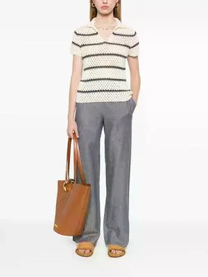 Vince Elasticated-waist Trousers - Blue