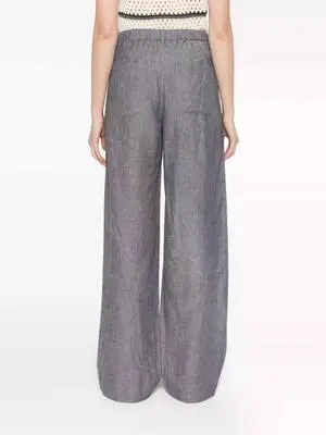 Vince Elasticated-waist Trousers - Blue