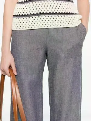 Vince Elasticated-waist Trousers - Blue