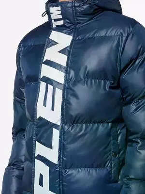 Philipp Plein Padded Long-sleeve Logo Jacket
