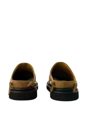 Toga Suede Clogs - Brown