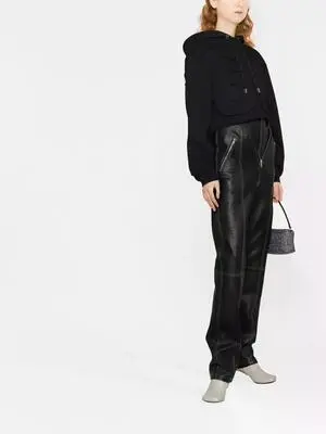 Gcds Logo Patch Cropped Hoodie