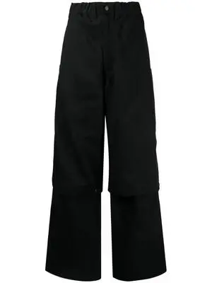 MELITTA BAUMEISTER Detachable-legs Cotton Jeans - Black