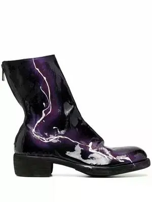 Guidi High-shine Ankle Boots