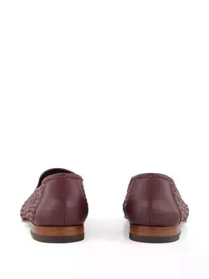 Manolo Blahnik Raffia Loafers