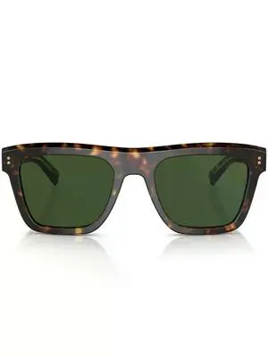 Dolce & Gabbana Tortoiseshell-effect Sunglasses - Green