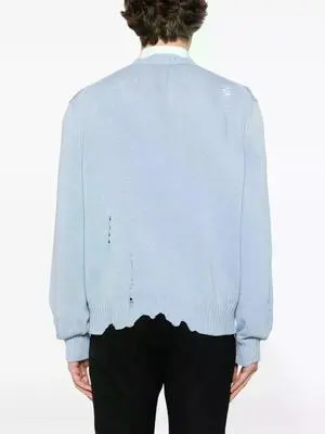 Alexander McQueen Distressed Skull Sweater