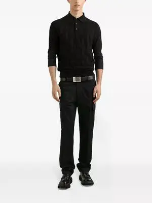 Dolce & Gabbana Logo-jacquard Polo Shirt