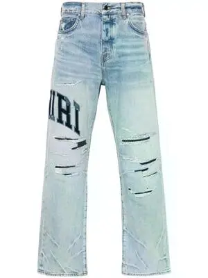 Amiri Straight Leg Jeans For Men