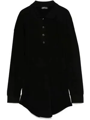 MUGLER Corseted Polo Mini Dress