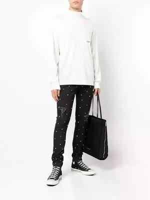 GOD'S MASTERFUL CHILDREN Cassidy Crystal-embellished Ripped Skinny Jeans
