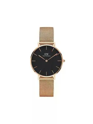 DANIEL WELLINGTON Petite Melrose 32mm Watch - Black
