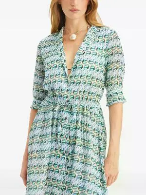 Tory Burch Printed Midi Dress