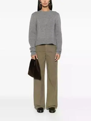 TOTEME Cropped Cashmere-blend Sweater