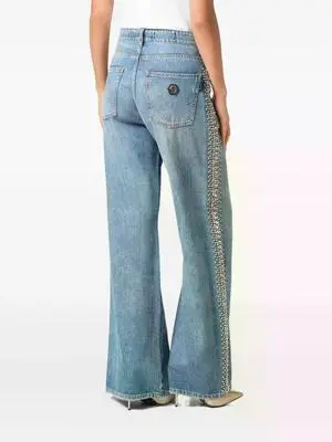 Philipp Plein Crystal-embellished Jeans