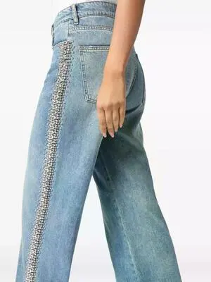 Philipp Plein Crystal-embellished Jeans
