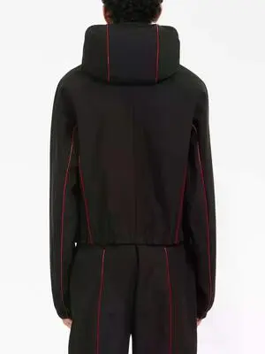 FERRAGAMO Contrast-piping Drawstring Lightweight Jacket
