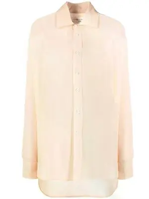 MAISON MARGIELA Four-stitch Silk Shirt