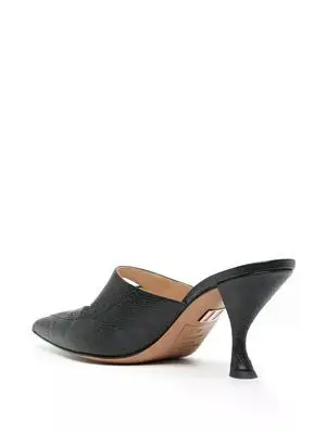 Thom Browne 75mm Cut-out Leather Mules