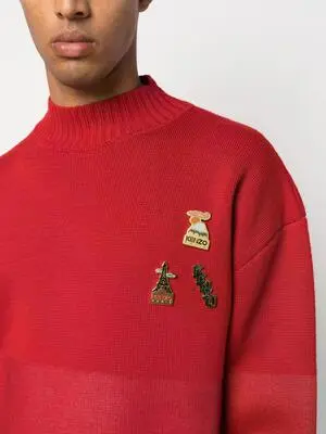 Kenzo Set-of-three Logo Pins