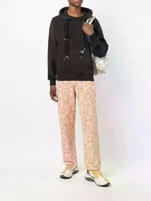 AMBUSH Drawstring Cotton Hoodie - Brown