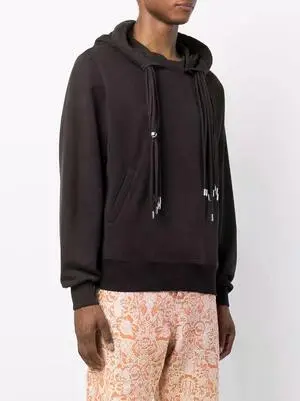 AMBUSH Drawstring Cotton Hoodie - Brown