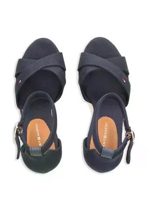 Tommy Hilfiger Leather Wedge Sandals