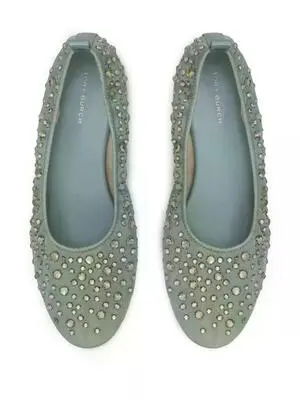 Tory Burch Crystal-embellished Ballet Flats
