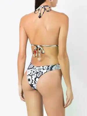 AMIR SLAMA Floral-print Bikini Set