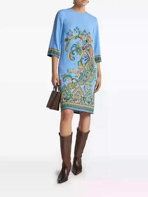 Etro Floral Paisley Print Knee-length Dress