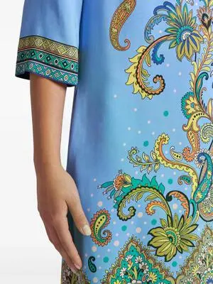 Etro Floral Paisley Print Knee-length Dress