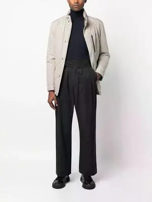Corneliani Roll-neck Virgin Wool Jumper - Blue
