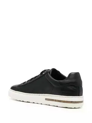 BIRKENSTOCK Low Top Leather Sneakers - Black