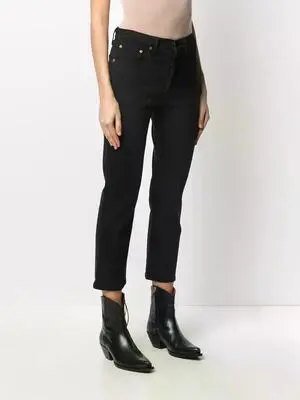 LEVI'S Cropped Straight-leg Jeans