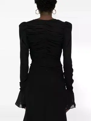ROTATE BY BIRGER CHRISTENSEN Chiffon Long-sleeve Top
