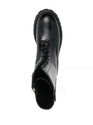 Premiata Lace-up Leather Ankle Boots