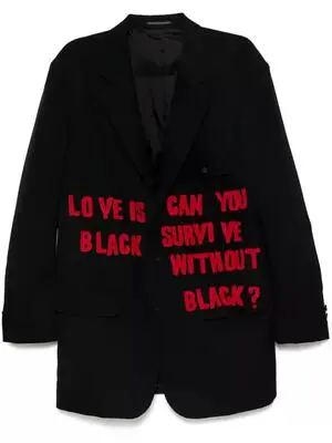 Yohji Yamamoto Patchwork Blazer