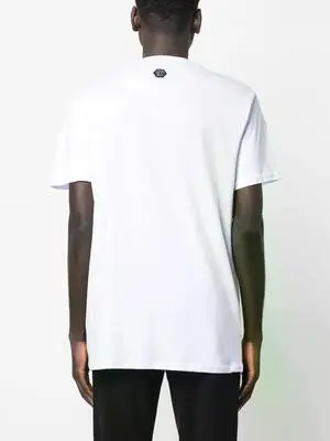 Philipp Plein Skull-print Crew-neck T-shirt - White