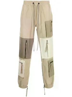 MOSTLY HEARD RARELY SEEN Patchwork Zip-pocket Trousers