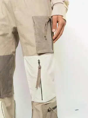 MOSTLY HEARD RARELY SEEN Patchwork Zip-pocket Trousers