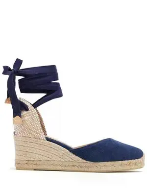 CastaÑer Lace-up 80mm Espadrilles - Blue