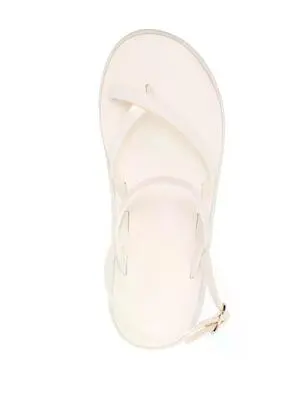ANCIENT GREEK SANDALS Crossover-strap Leather Sandals - White