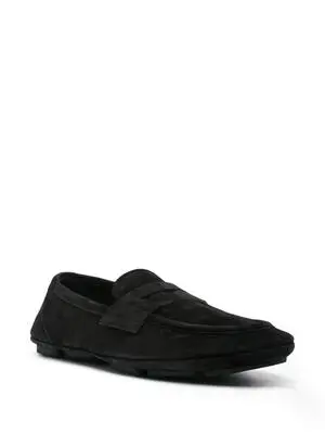 Dolce & Gabbana Logo-plaque Suede Loafers