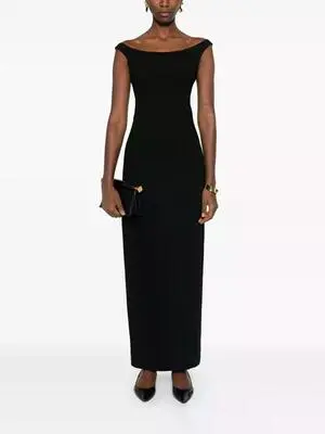 TOTEME Curved Off-shoulder Maxi Dress